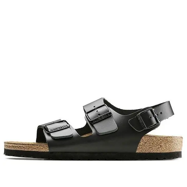 BIRKENSTOCK Milano Series Cowhide Sandals - Black