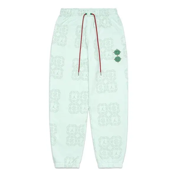 JORDAN X Clot Jade Fleece Sweatpants 'barely Green - Default Color