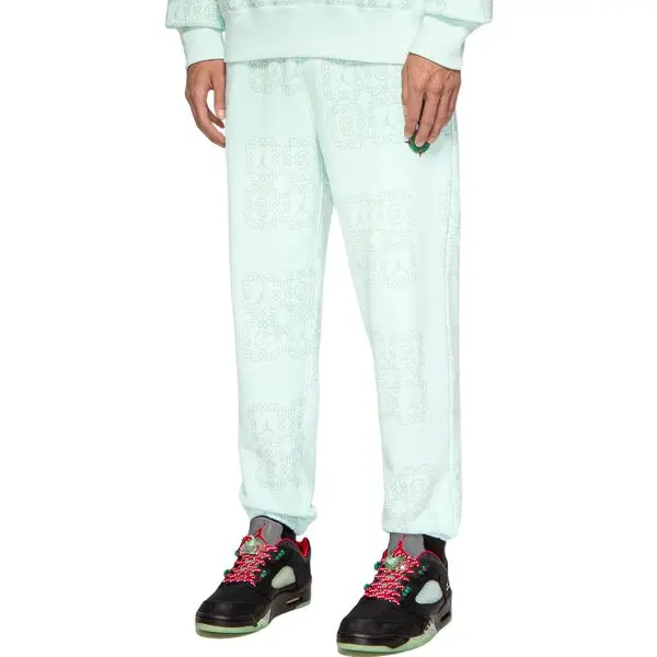 JORDAN X Clot Jade Fleece Sweatpants 'barely Green - Default Color