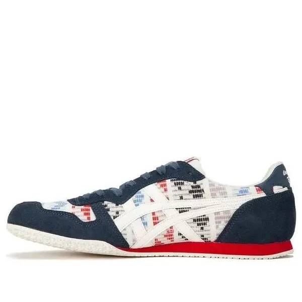Onitsuka Tiger Serrano Athletic Sneakers - Blue/white/red
