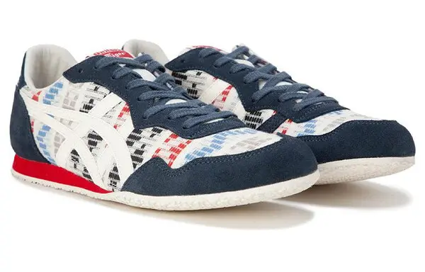 Onitsuka Tiger Serrano Athletic Sneakers - Blue/white/red