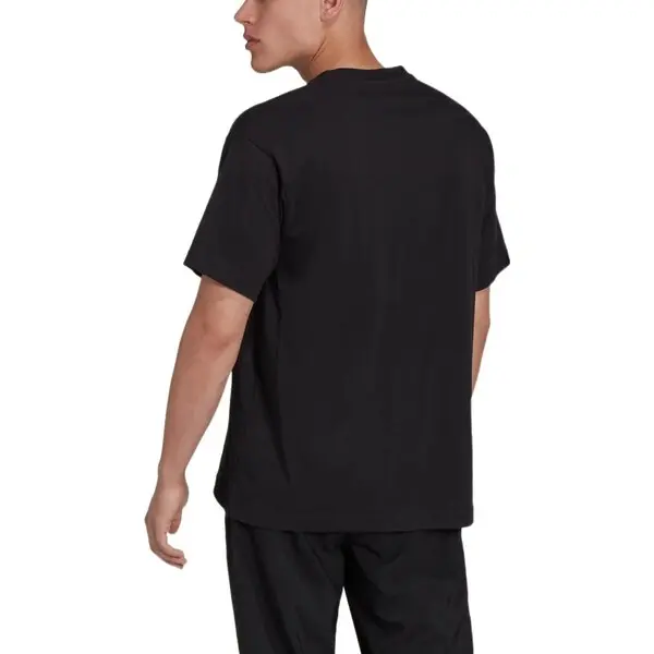 Adidas Sl T Solid Color Logo Casual Sports Short Sleeve Couple Style Black - Multi-color