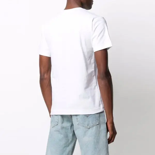 Play Comme Des Garcon Multi Heart T-shirt 'white Black