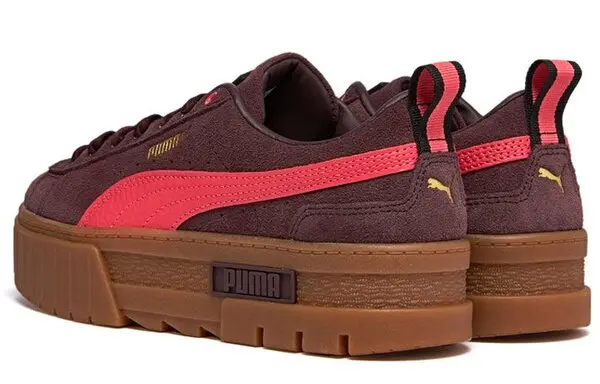 PUMA Mayze Gum Fudge Platform Sneakers