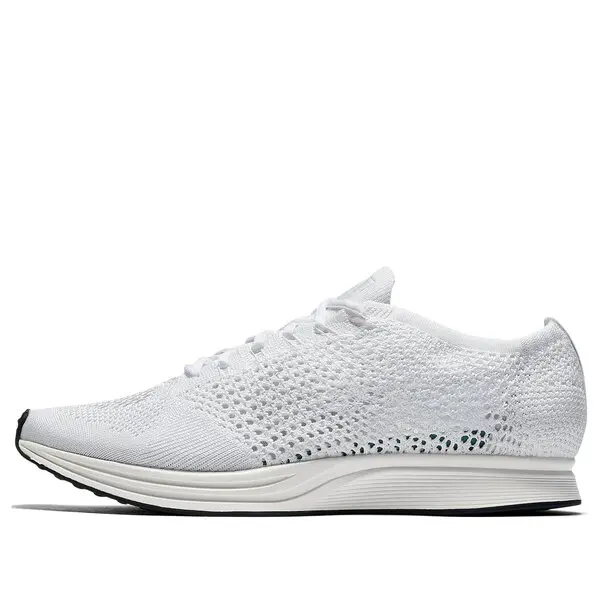 Nike Flyknit Racer Sneakers - White/black