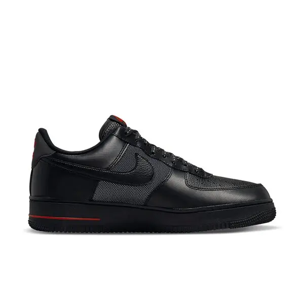 Nike Force 1 Low "reflective Black - Black/red