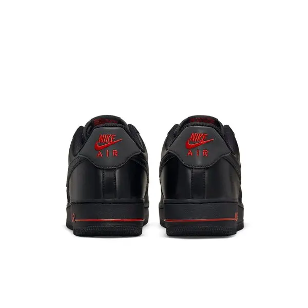 Nike Force 1 Low "reflective Black - Black/red