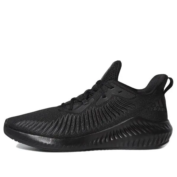 Adidas Alphabounce+ 3 "triple " Athletic Sneakers - Black