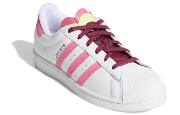 Adidas Superstar 'white Rose Tone - White/pink/red
