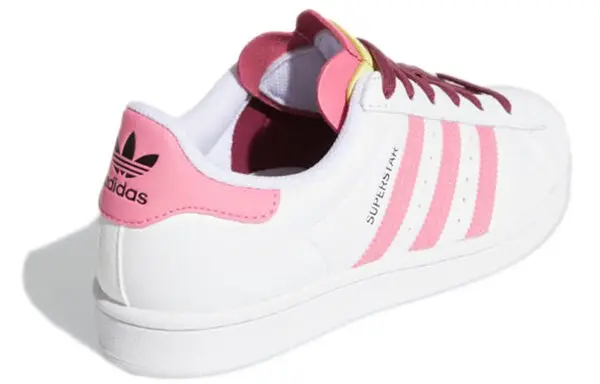 Adidas Superstar 'white Rose Tone - White/pink/red