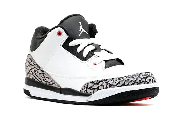 JORDAN Air 3 Retro 'infrared 23 - White/grey/black