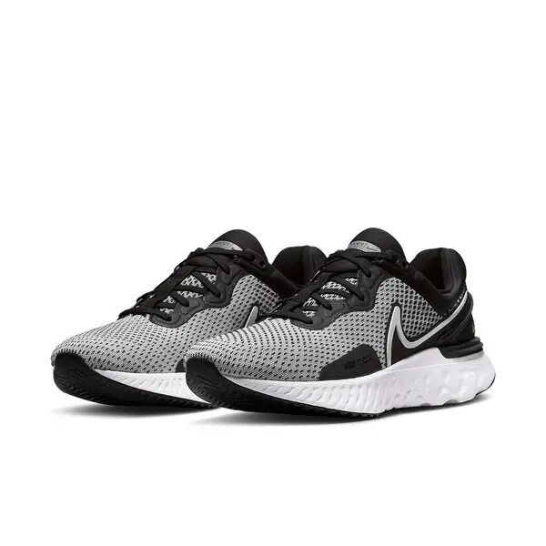 Nike React Miler 3 Athletic Sneakers - Gray/black