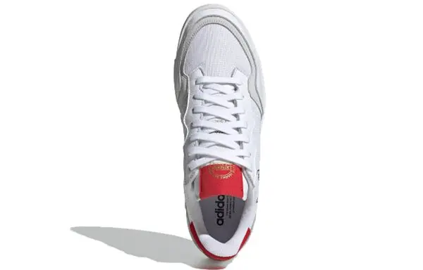 Adidas Supercourt Sneakers - White/brown/red