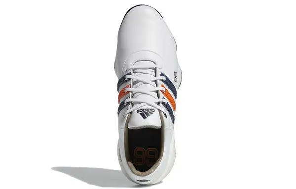 Adidas Tour 360 22 Golf Shoes - White/blue