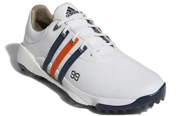 Adidas Tour 360 22 Golf Shoes - White/blue