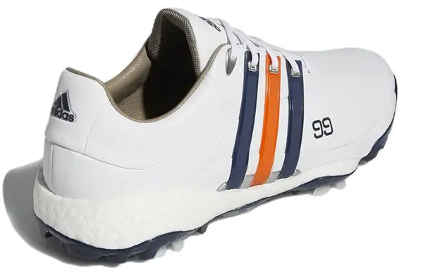 Adidas Tour 360 22 Golf Shoes - White/blue
