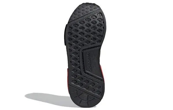 Adidas Nmd_r1 J "black Solar Red - Black/red