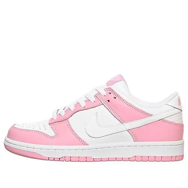 Nike Dunk Low Lace Up Sneakers - Pink