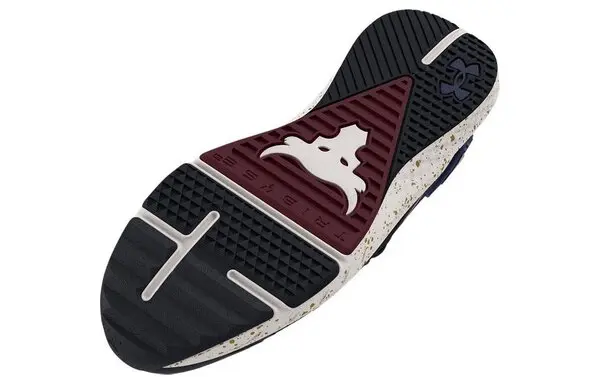 Under Armour Project Rock Bsr 3 Athletic Sneakers - Navy/white/gold