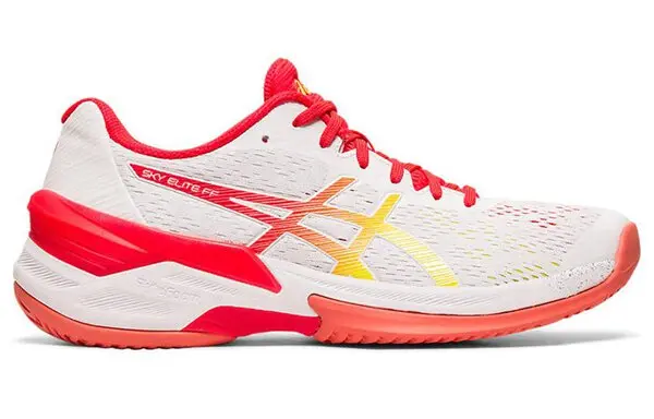 Asics Sky Elite Ff Tennis Shoes - White/red