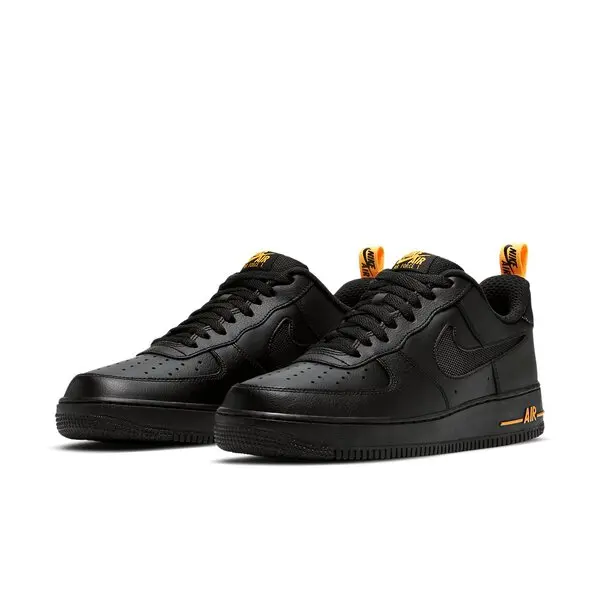 Nike Force 1 '07 Lv8 'cut-out' Sneakers - Black/orange