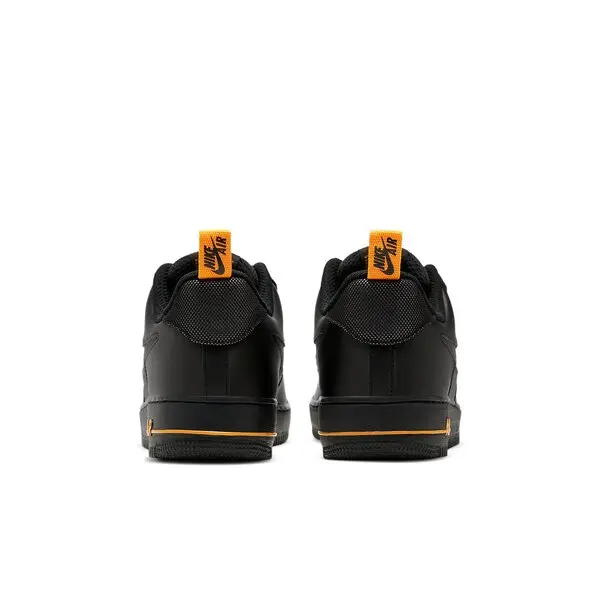 Nike Force 1 '07 Lv8 'cut-out' Sneakers - Black/orange