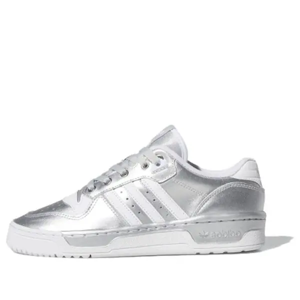 Adidas Rivalry Low Metallic Sneakers - Silver