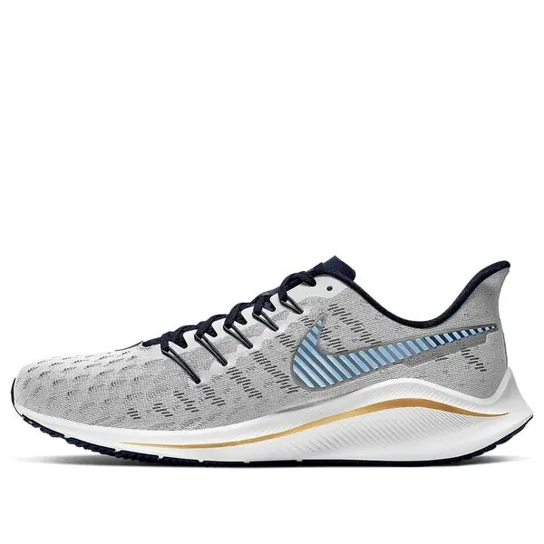 Nike Zoom Vomero 14 Athletic Sneakers - Grey/blue