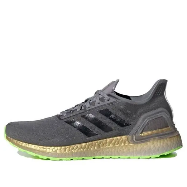 Adidas Ultraboost Pb London Marathon Low Top Sneakers - Gray/yellow/green