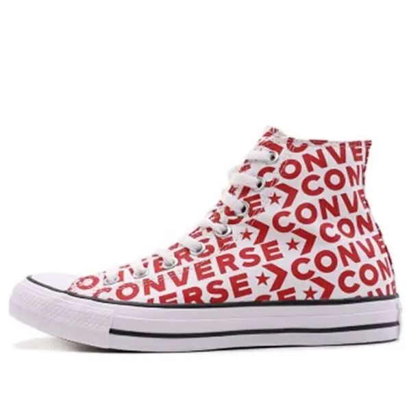 CONVERSE Chuck Taylor All Star High Top Sneakers - White/red