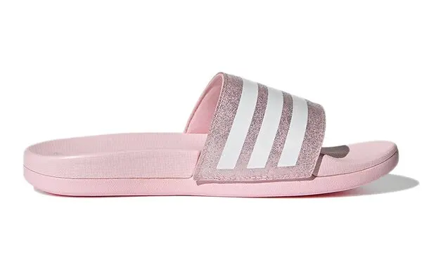 Adidas Adilette Comfort Slide J Pink Glitter