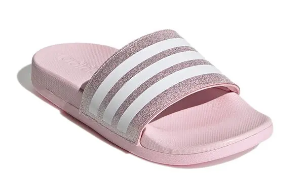 Adidas Adilette Comfort Slide J Pink Glitter