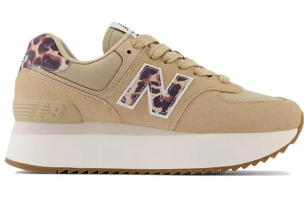 NEW BALANCE 574+ Incense Low Top Sneakers - Brown