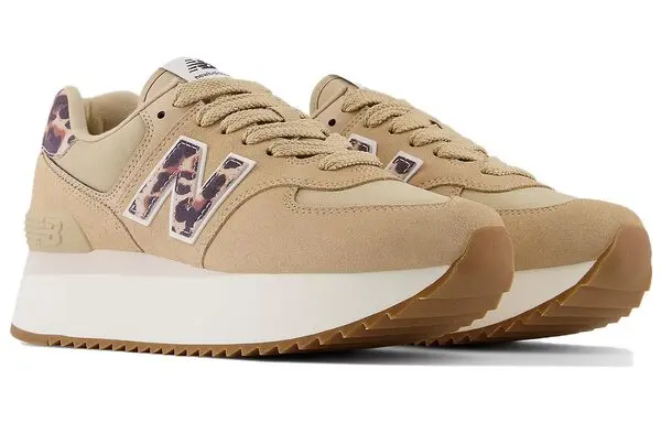 NEW BALANCE 574+ Incense Low Top Sneakers - Brown
