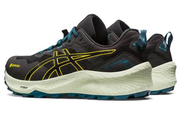 Asics Gel-trabuco 11 Gtx Athletic Sneakers - Black/golden/green