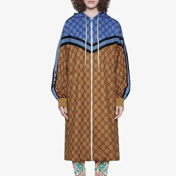Gucci Technical Jersey Gg Long Jacket