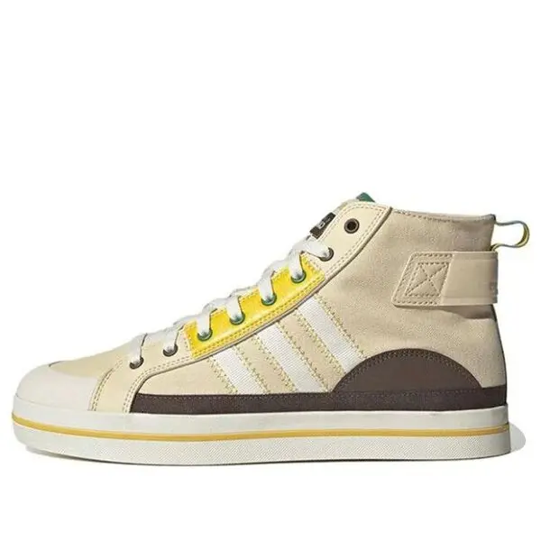Adidas Neo City Canvas Hi 'white Yellow - White/yellow