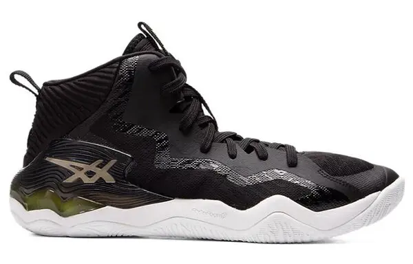 Asics Nova Surge Mid Top Basketball Sneakers - Black