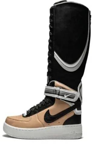 Nike Force 1 Boot Sp Tisci High Top Lace Up Boots - Brownbrown/black
