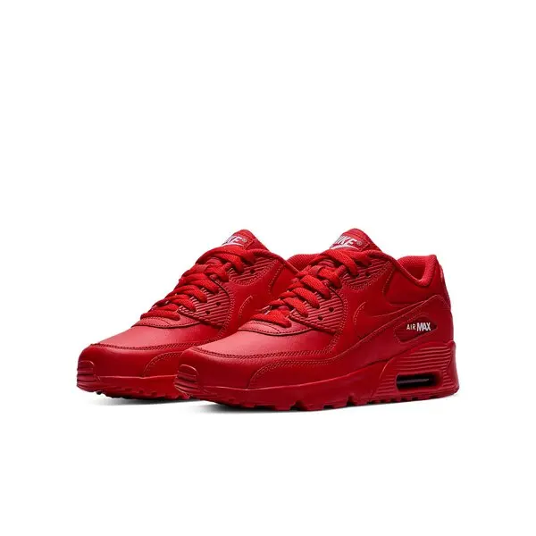 Nike Max 90 Leather Sneakers - Red