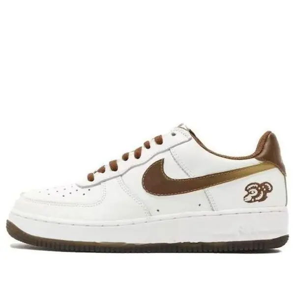 Nike Force 1 Low "year Of The Monkey" Sneakers - White/brown