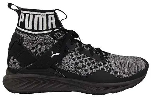 PUMA Ignite Evoknit High Top Sneakers - Black