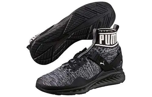 PUMA Ignite Evoknit High Top Sneakers - Black
