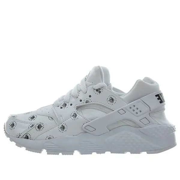 Nike Huarache Run Se "white Black - White/black