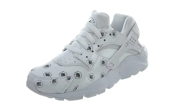Nike Huarache Run Se "white Black - White/black