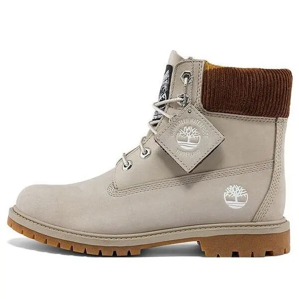 Timberland Heritage 6 Inch Waterproof Boots - Beige/brown/camouflage