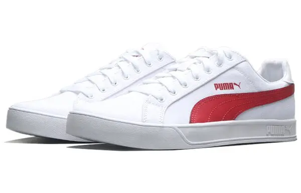 PUMA Smash Vulc Canvas Low Top Sneakers