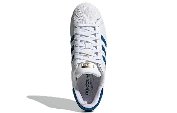 Adidas Superstar Sneakers - White/blue