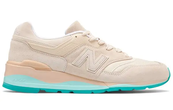 NEW BALANCE 997 "beige Teal" Sneakers - Brown