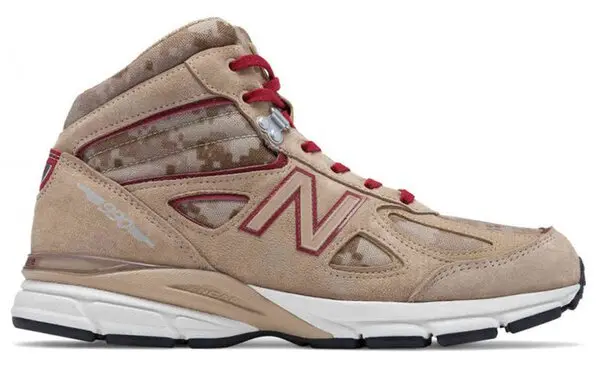 NEW BALANCE 990v4 Made In Usa Mid Top Sneakers - Brown